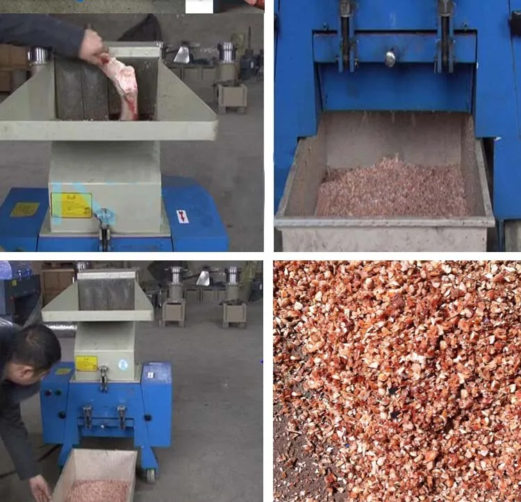 Meat And Bone Crusher For Fish Meal Making Frozen Meat Crushing Machine ...