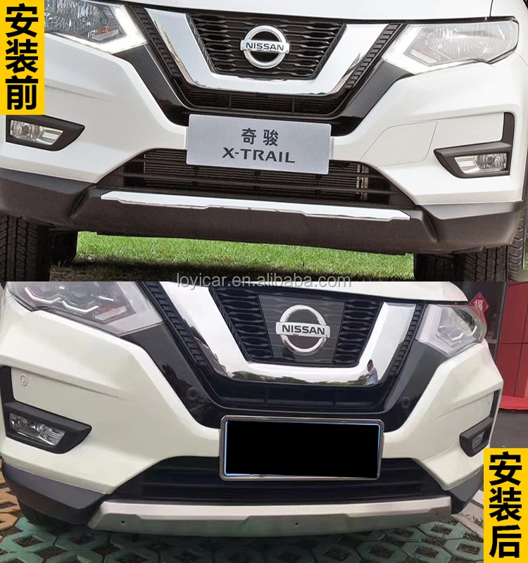 Stainless Steel Front Rear Protection Plate Bumper Cover For Nissan X ...
