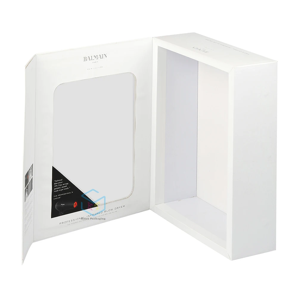 Paper Packaging Magnetic Gift Box With Clear Window - Buy Paper ...