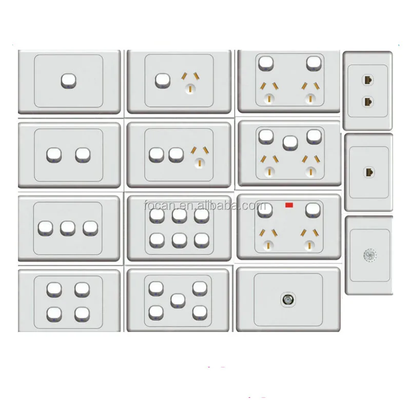 Australia Standard Double Power Point Socket Saa Approved - Buy Double ...