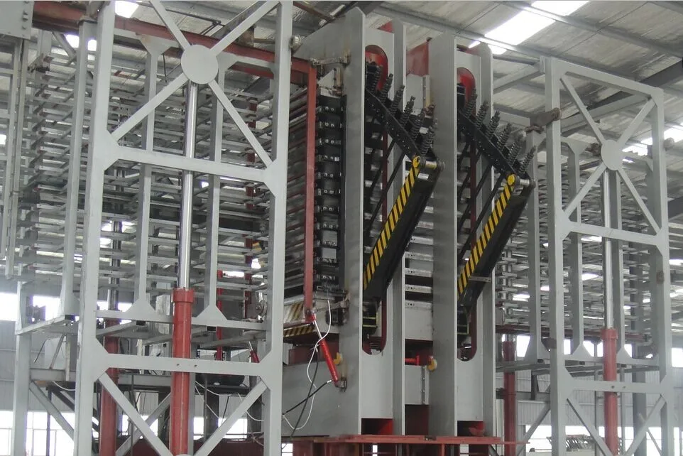 Particle Board Hot Press Machine With Full Automatic Loader And ...