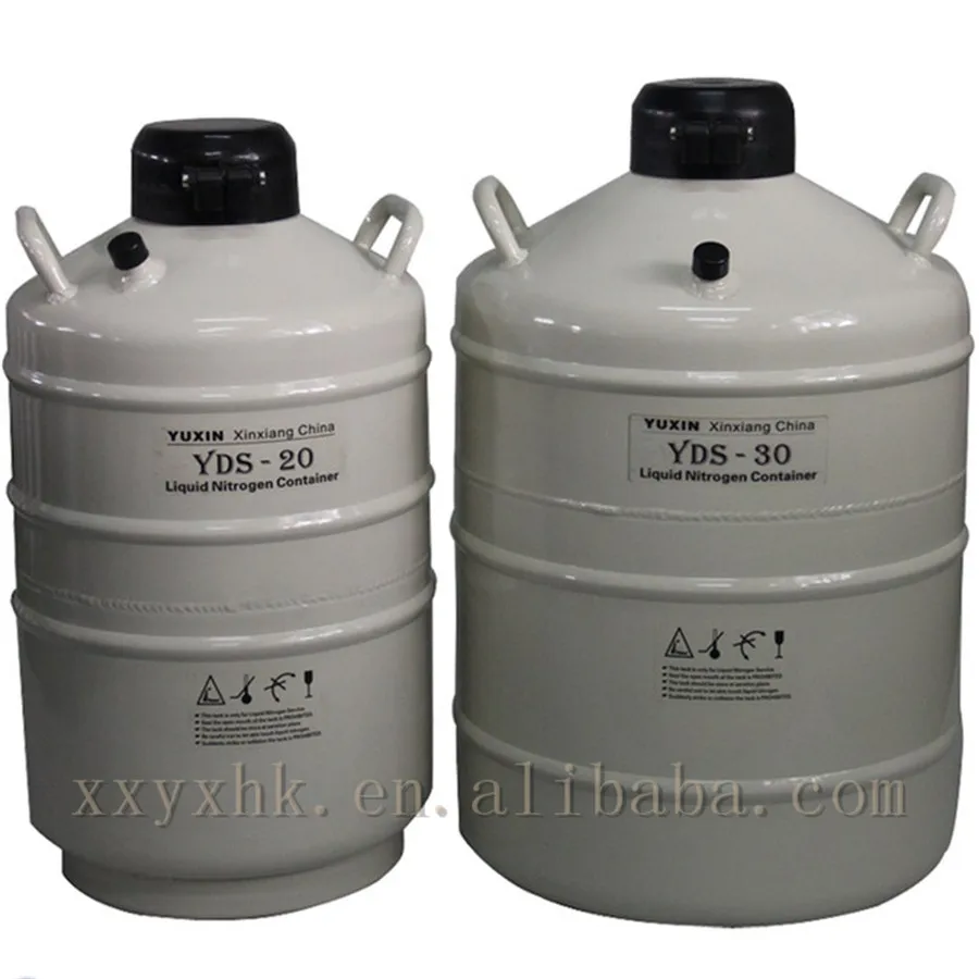 Yds-20 20l Aluminium Cryogenic Semen Tank Container Holstein Cow For Sale/ln2 Dewar With ...