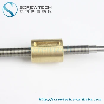 Diameter 6mm Pitch 0.5mm Metric Thread Lead Screw M6x0.5 For Cnc Kits ...