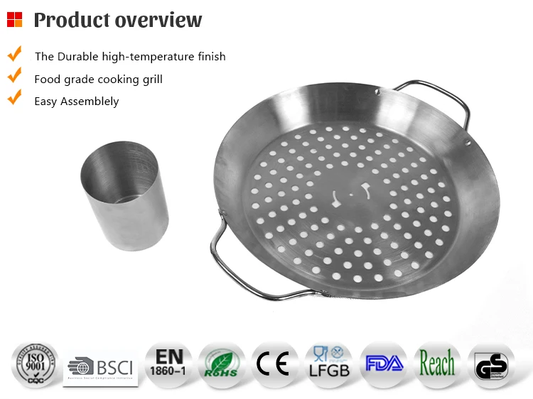 Chicken Roasting Pan Non- Stick Stainless Steel Charcoal Bbq Grill Beer ...