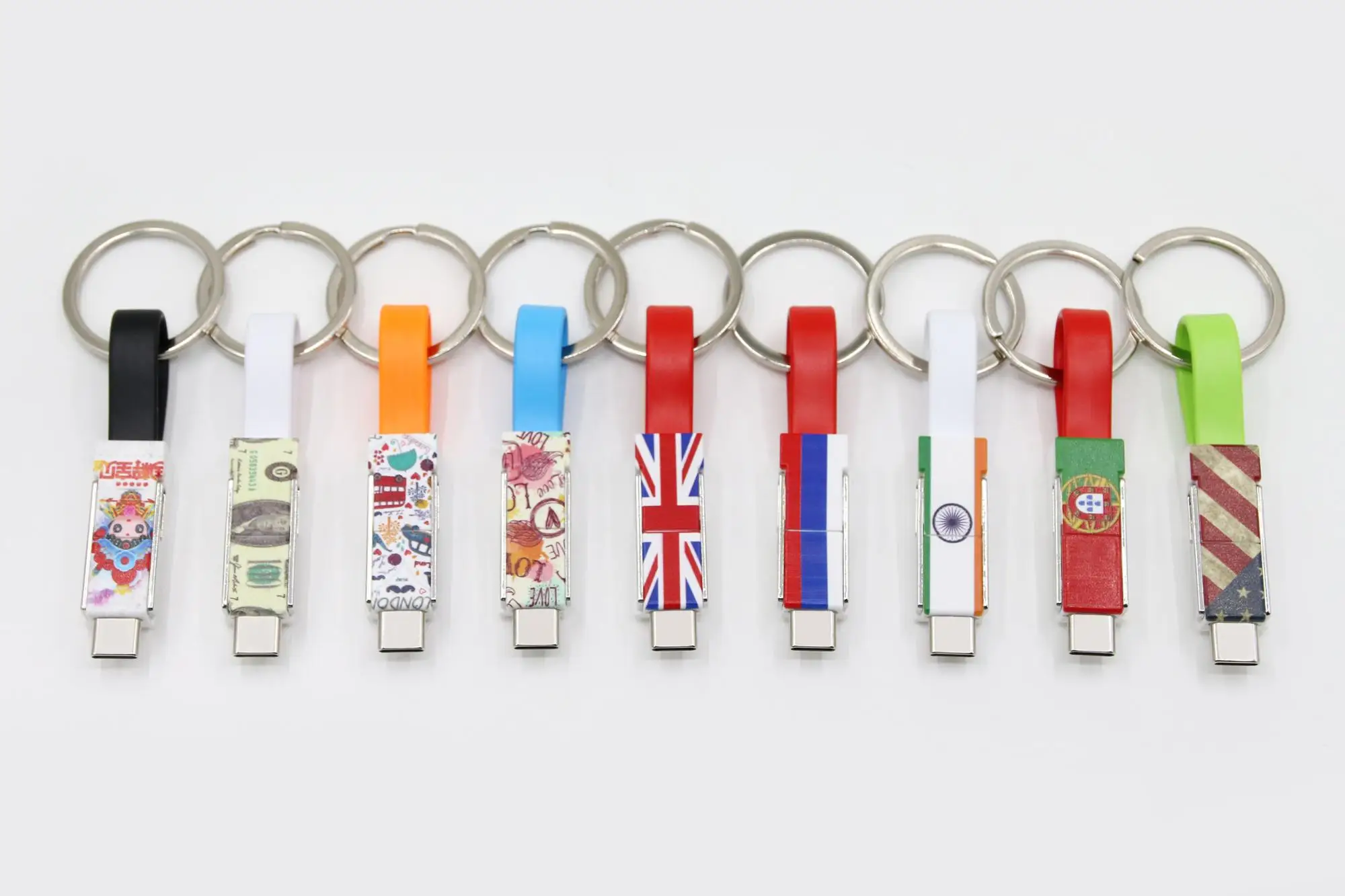 2018 New Amazon Best Selling Keychain 3 In 1 Usb Charger For Iphone ...