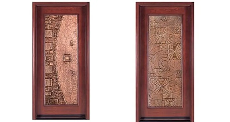 Modern Narra Wood Carving Door Design - Customized Size