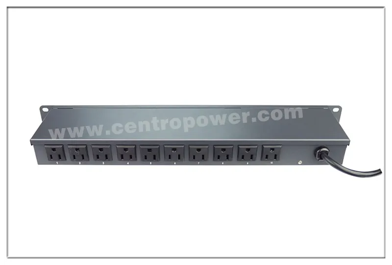 10 Outlet Pdu Socket 19 Inch Rack Mount Power Distribution Unit Pdu ...