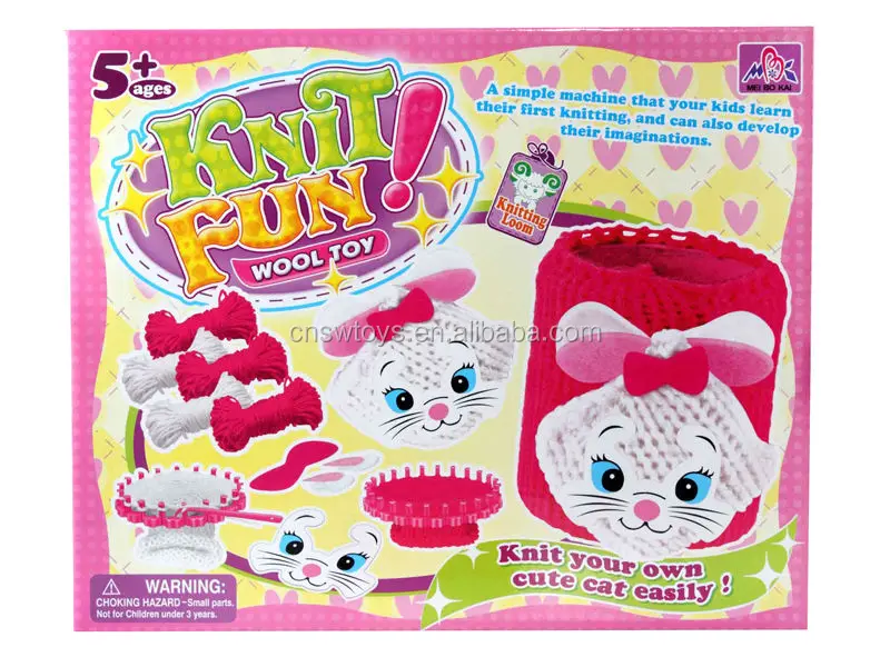 Kid Diy Game Knitting Toy Set Wool Creative Picture Js2705988 - Buy ...