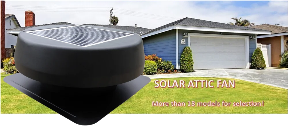 12w 12'' Eco Solar Vent Extraction Fan Industrial Roof Mounted ...