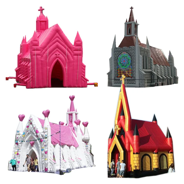 High Quality Inflatable Wedding Church - Singar L0217