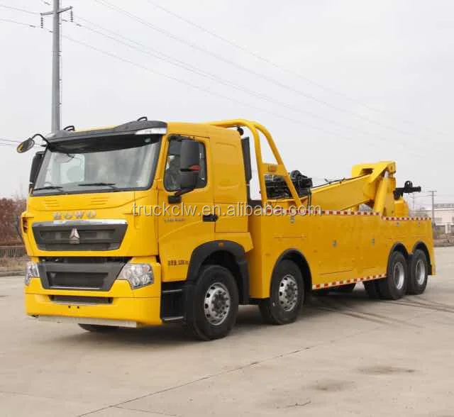 Sliding Rotator Wrecker Tow Truck 60 Tons Boom 60 Tons Lifting New ...