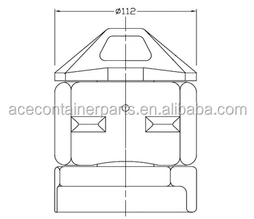 20ft 40ft Flat Rack Twist Lock Container - Reliable Connection