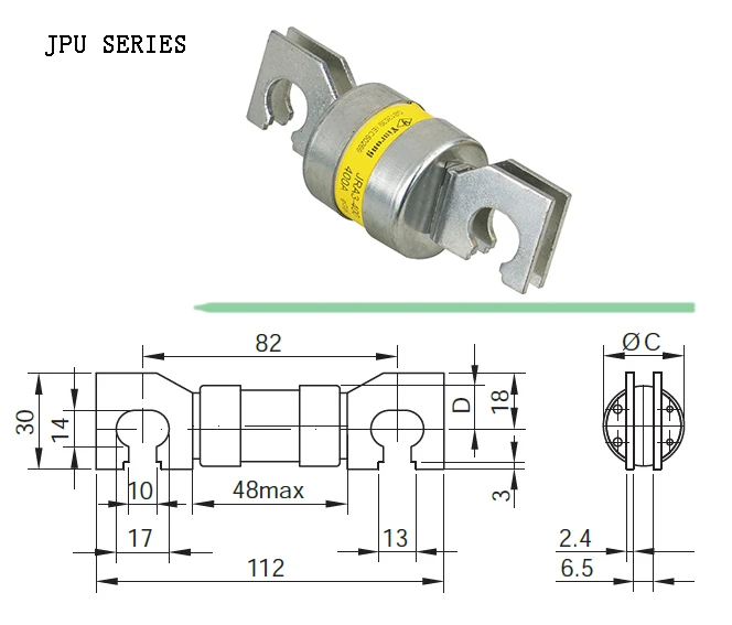 Yinrong Ac 415v Diameter 26mm 31mm 41mm 61mm J Type Ju Wedge-shaped ...