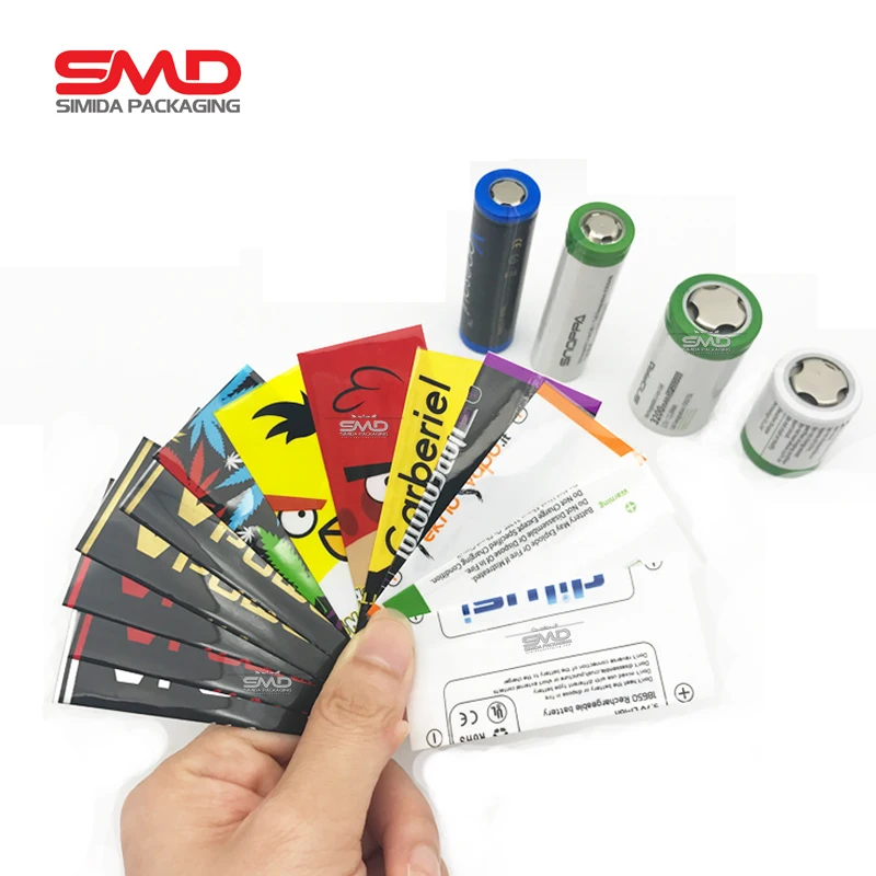 Factory Oem Custom Colorful Battery Wrap 18650 Custom Shrink - Buy ...