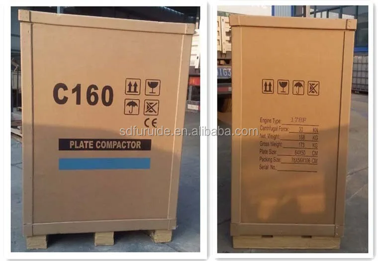 Petrol Engine Used Robin Engine Wacker Vibrating Plate Compactor - Buy ...