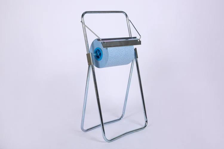 Galvanized Steel Industrial Floor Stand Paper Roll Dispensers Wiping ...