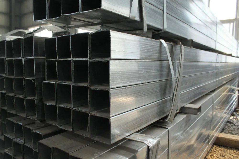 Q195 Q235 Q345 Galvanized Square Rectangular 2x4 2x3 2x2 Steel Tubing ...