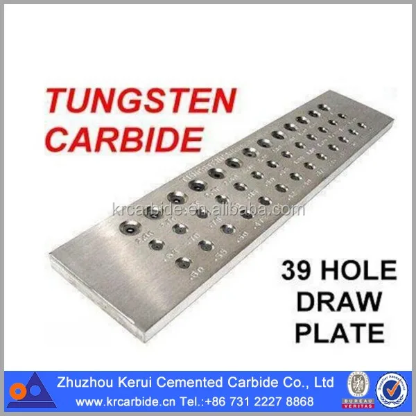 Hard Metal Plate For Making 24 And 39 Holes Tungsten Carbide Draw Plate ...