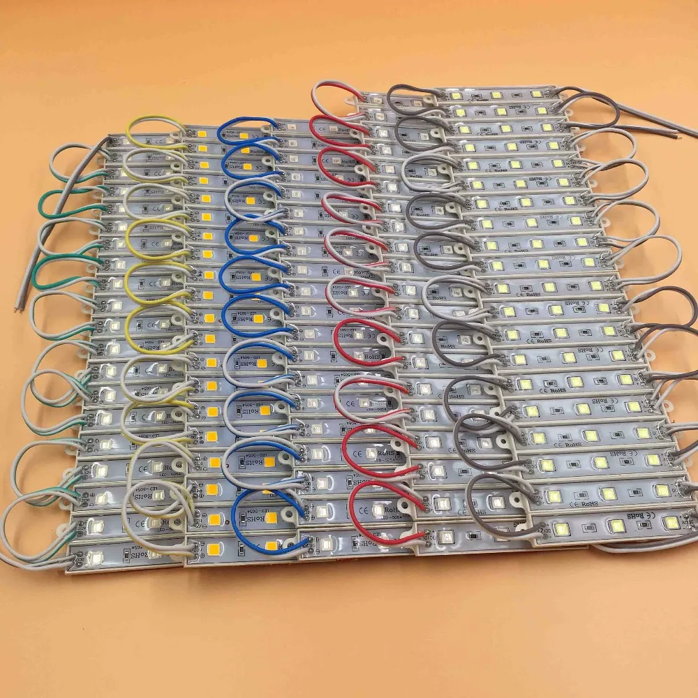 Plastic Shell 5054 LED Module DC 12V 3PCS SMD 7211 or 7512 Size for ...