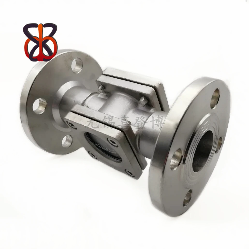 Flapper Scale Plate Sight Flow Indicator 304 Stainless Steel Visual Oil ...