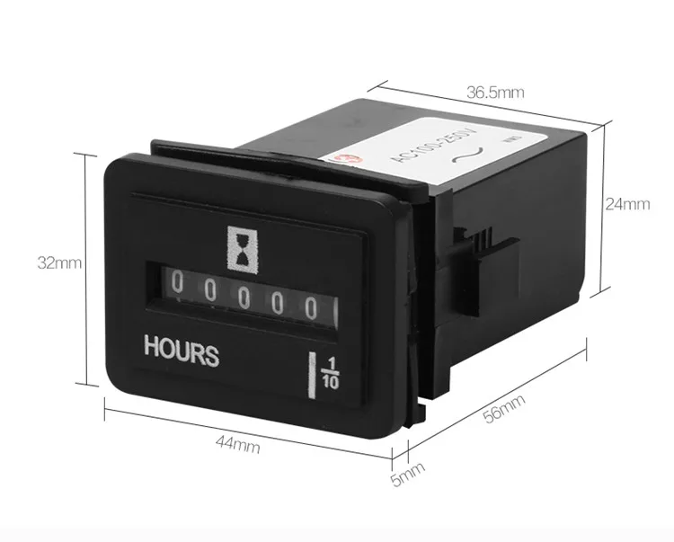 Sys-3 Digital Dc 24v Ac 220v Mechanical Counter Hour Meter Calculagraph Hours Timer Price ...