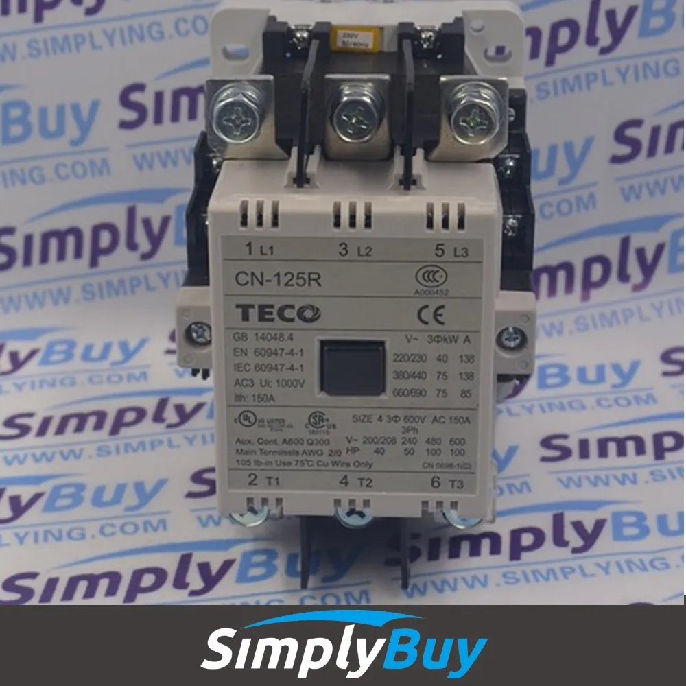 TECO CU-18 220V 50/60HZ AC Contactor - Reliable 3P Magnetic Control
