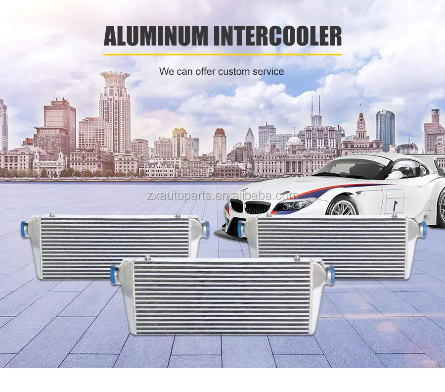 Aluminum Brazed Bar and Plate Intercooler - Universal Fit