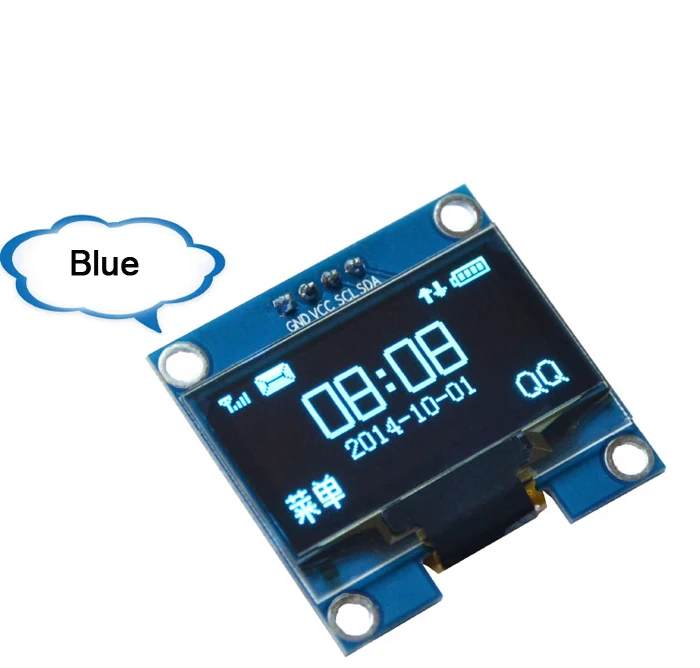 1.3 Inch Blue OLED Display Module with SSH1106 Controller