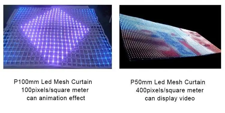 Dmx Programmable Portable Led Mesh Hollow Lighting Cloth Video Displays ...