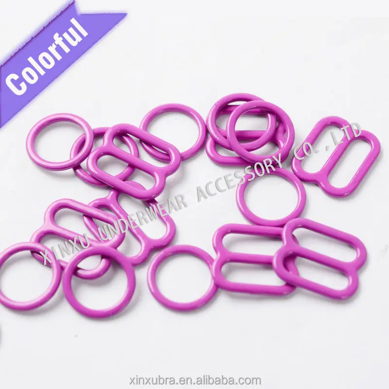 Nylon Bra Ring And Slide And Hook For Underwear Strap Slider Bra ...
