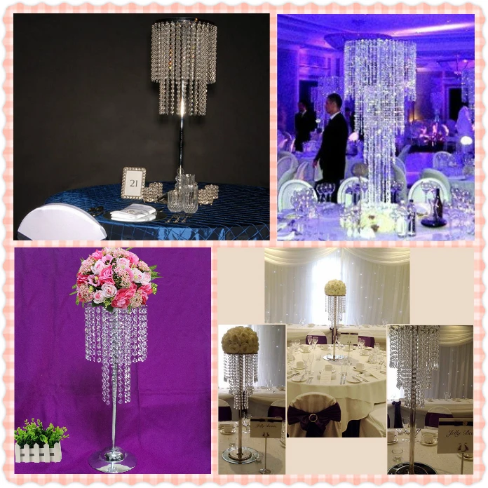 High-end Quality Crystal Wedding Table Tree Centerpiece For Party ...