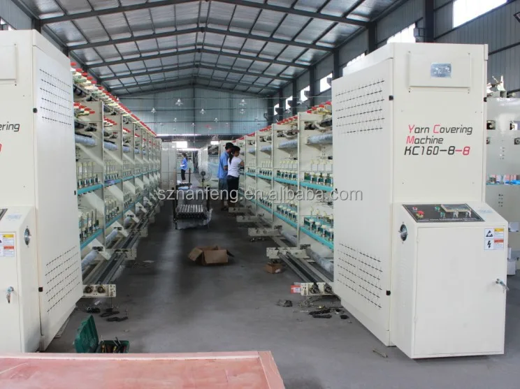 Lycra / Spandex /elastic Yarn Covering Machine(menegatto/omm Type ...