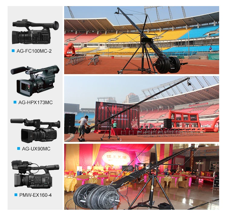 3m Aluminum Camera Mini Jib Crane Photo Studio Jib Arm - Buy 3m Camera ...