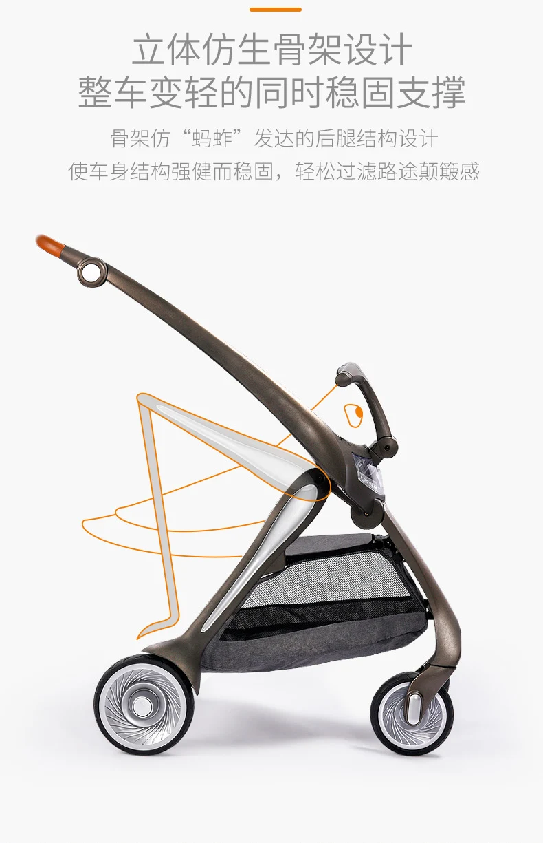 2019 New Design Concept Baby Stroller With Led Lights / All Plastic ...