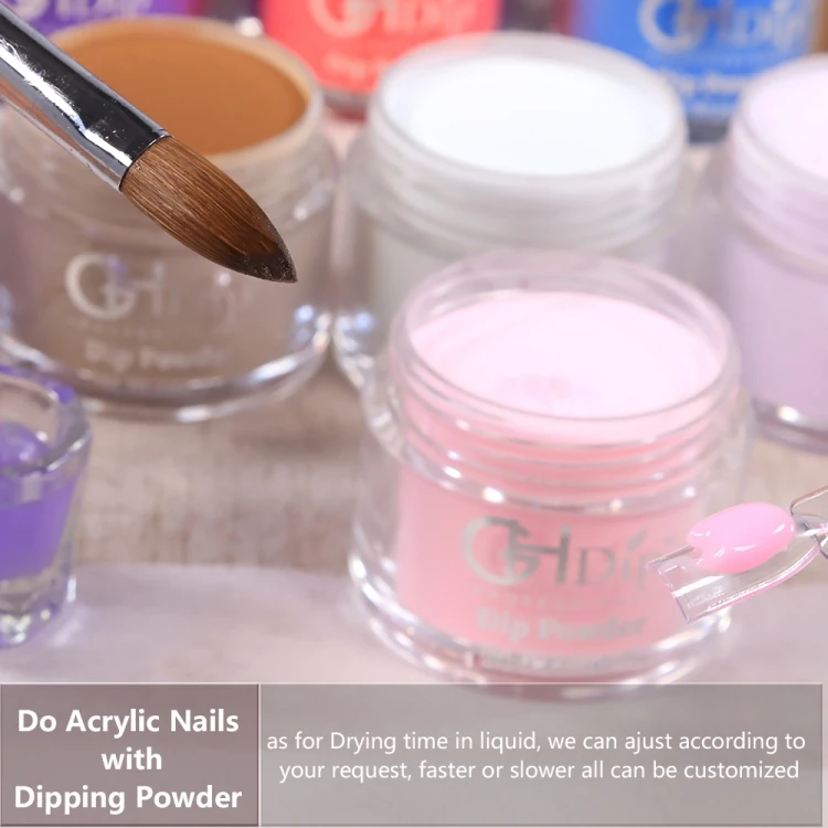 Feature 2 In 1 Pinnk Color Dipping Powder Can Be Used For Both Dip ...