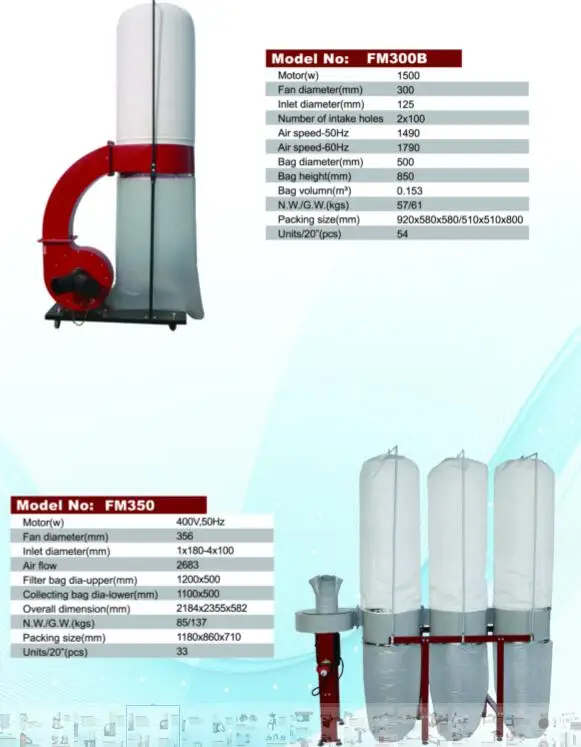 Dust Sucking Machine Electric Dust Collector Woodworking Machinery For ...