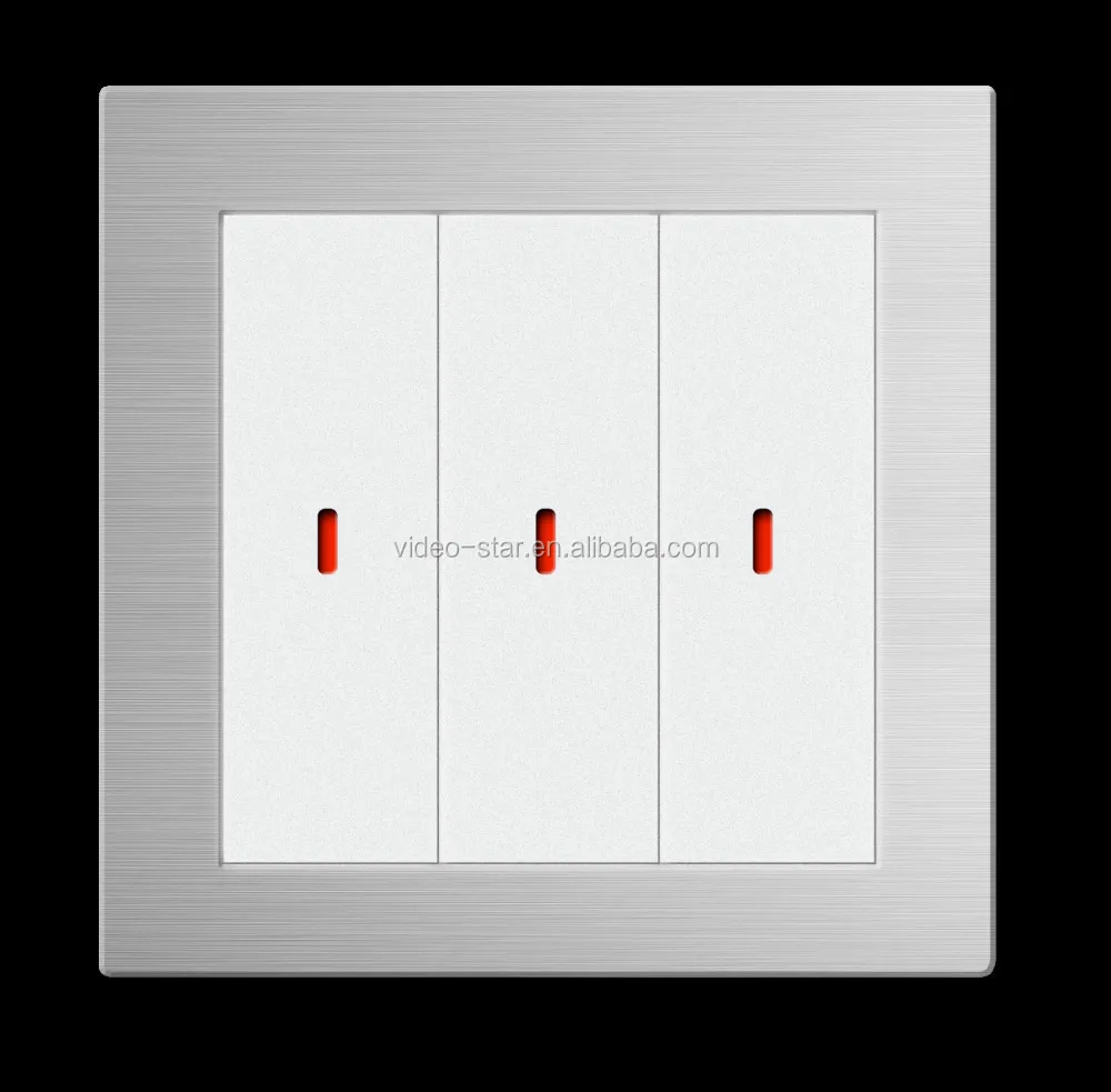 Home Automation Knx Smart Push Button 3 Gang Buy Push Button Smart