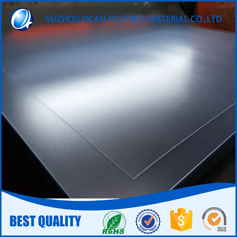 Waterproof 0.55mm transparent crystal Pvc Plastic Sheet for laminating ...