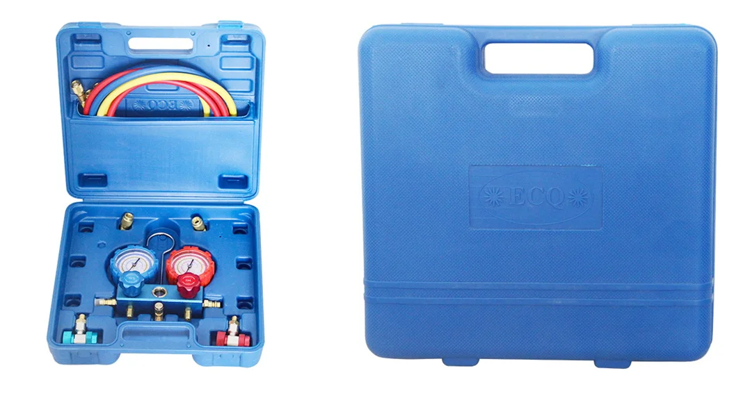 R134a Manifold Gauge - 2-Valve Testing with Hand-Carry Case