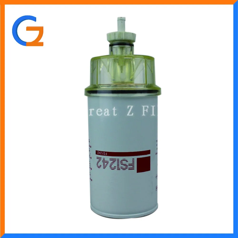 Types Of Fuel Filter Fs1242 Diesel Filter For Man Truck Parts With Cap ...