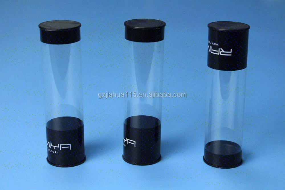 Clear Pvc Plastic Cylinder Tube Container - Buy Clear Plastic Tube ...