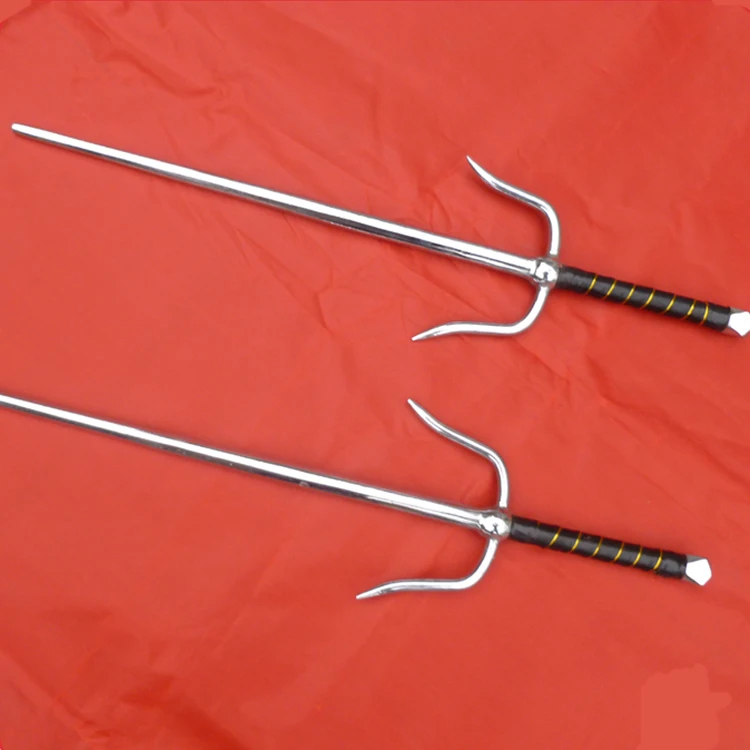 Three-tined Fork Special Martial Arts Short Fork - Buy Special Weapon ...