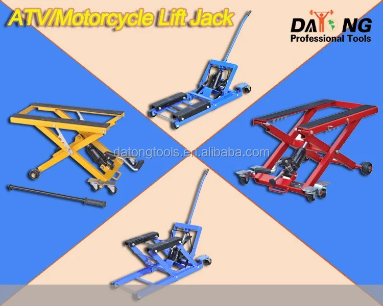 Duralast Motorcycle Jack - 1500LBS Vertical ATV Lift Jack