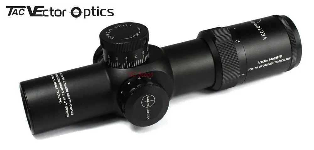 Vector Optics Apophis 1-6x28 Ffp Tactical Compact Gun Riflescope Sight ...