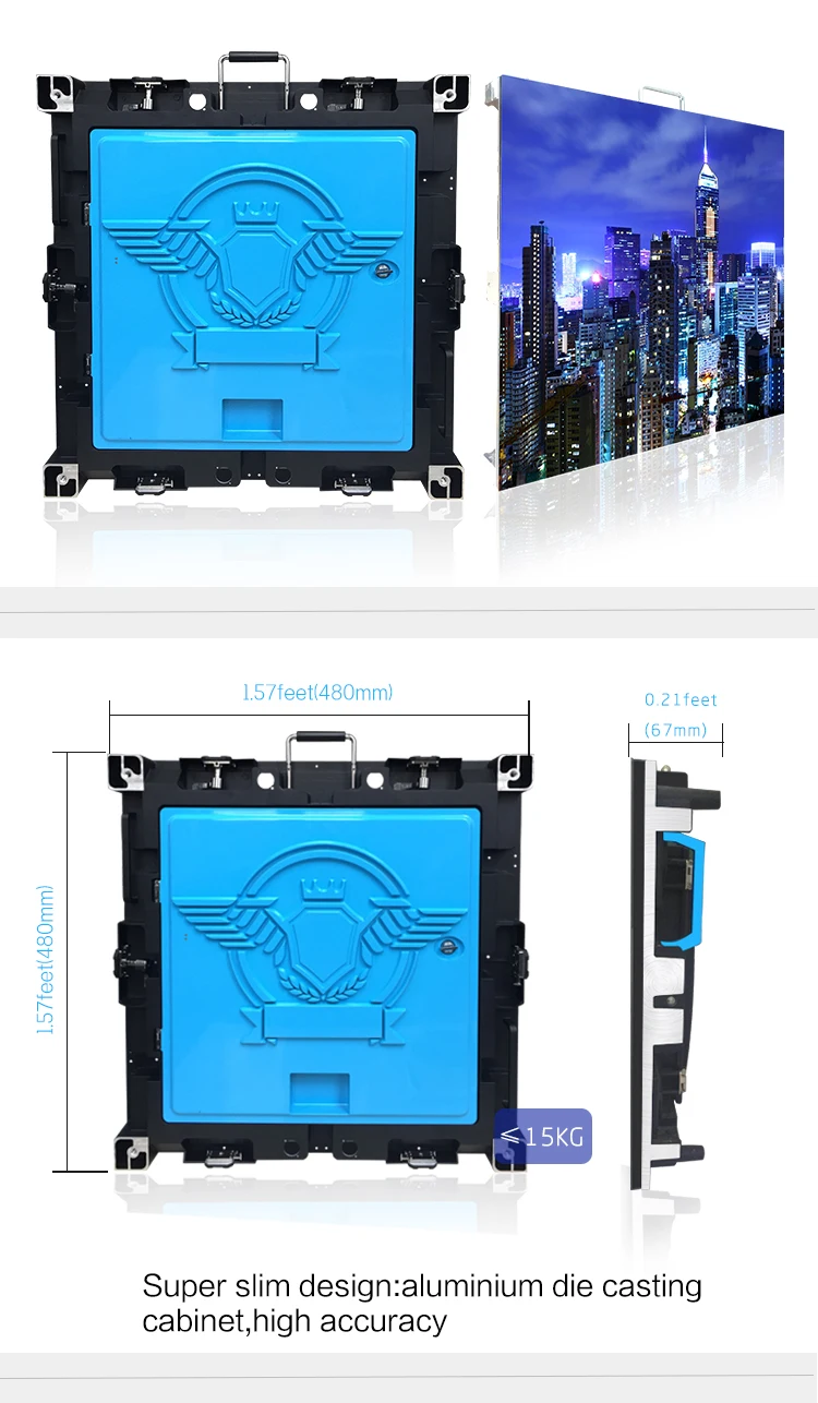 Indoor P2.5mm LED Screen Display Wall Panel Show for Stage