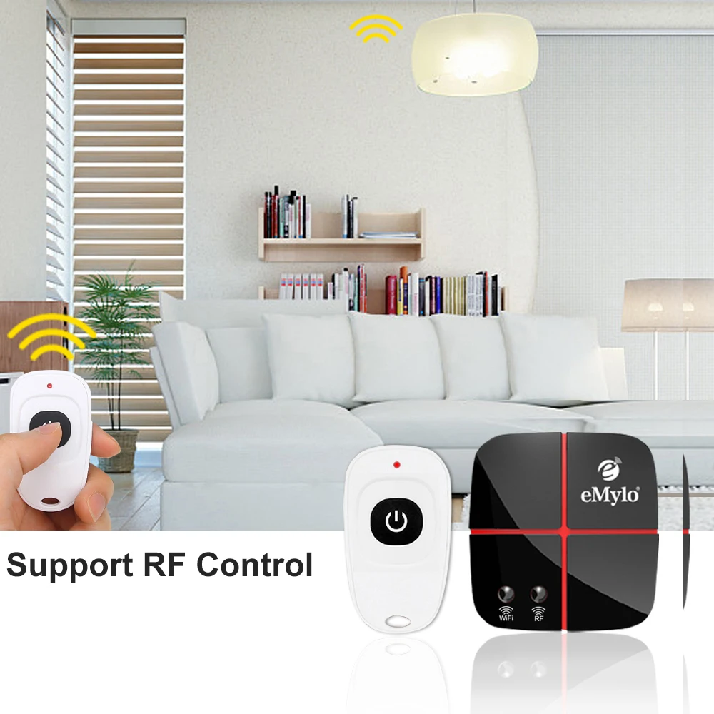 Emylo Smart Wifi And Rf Wireless Remote Control Switch 100-240v One ...