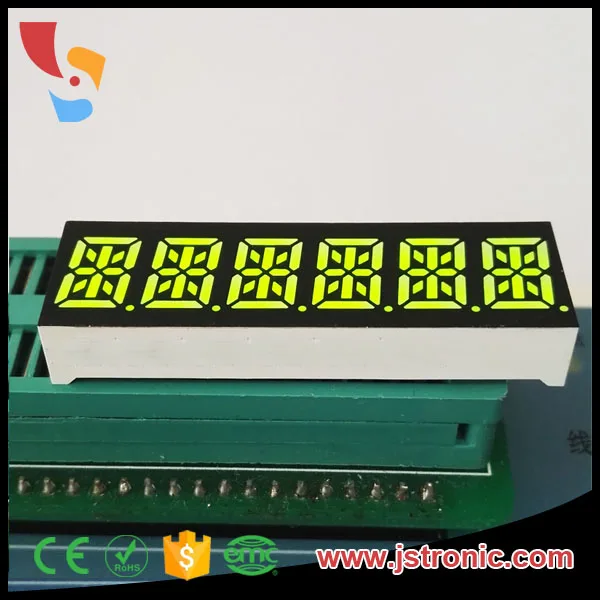 Red 0.39" 0.4" Inch 6 Digits 14 Segment Alphanumeric Led Display - Buy ...
