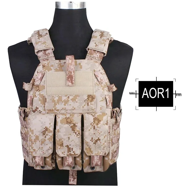 Emersongear Tactical Modular Vest With Airsoft 094k M4 Mag Combat ...