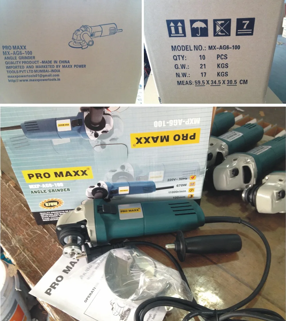 CE Certificate GWS 6-100 Model Angle Grinder - Quality & Power