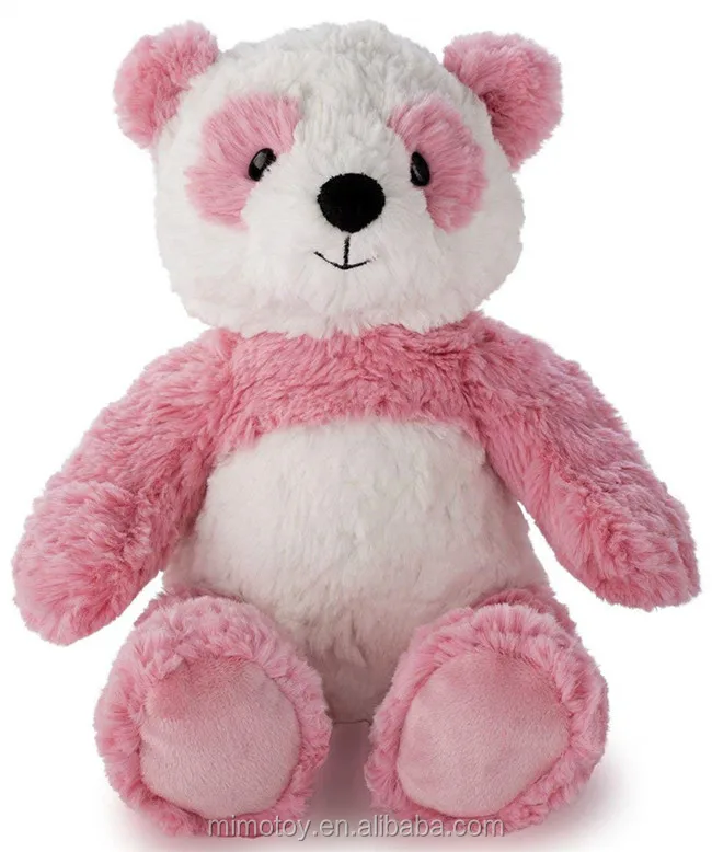 Astm Test Pretty Pink Girl Plush Toy Panda Teddy Bear Doll With Clothes ...